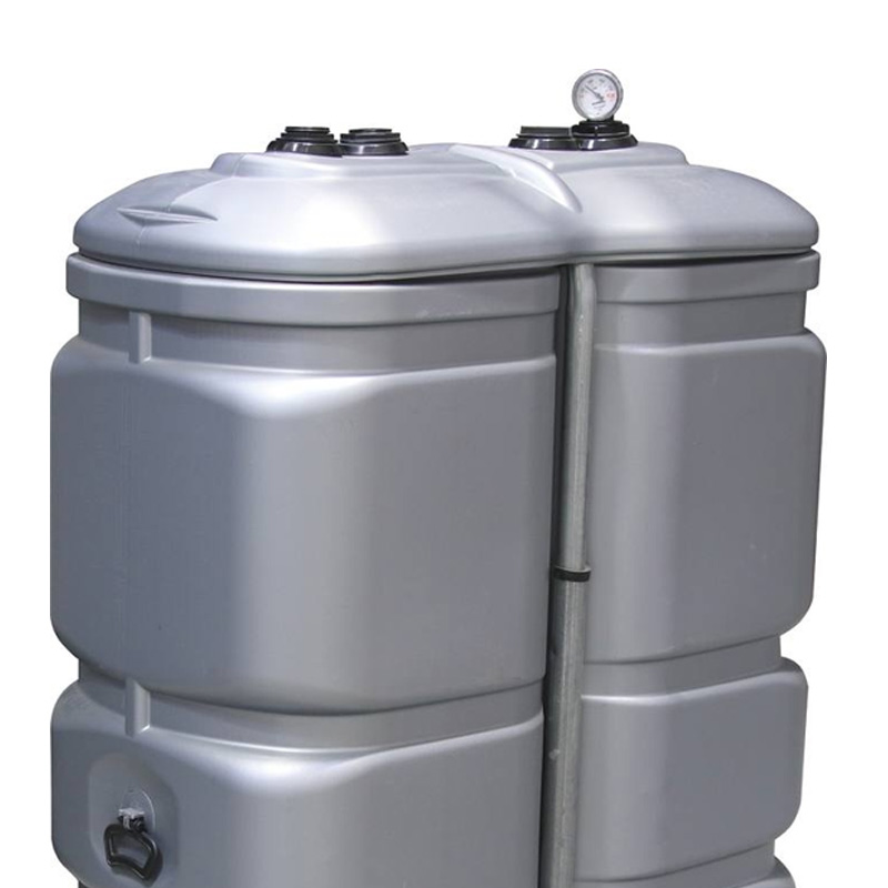 Cuve de stockage gasoil PEHD 750L double paroi